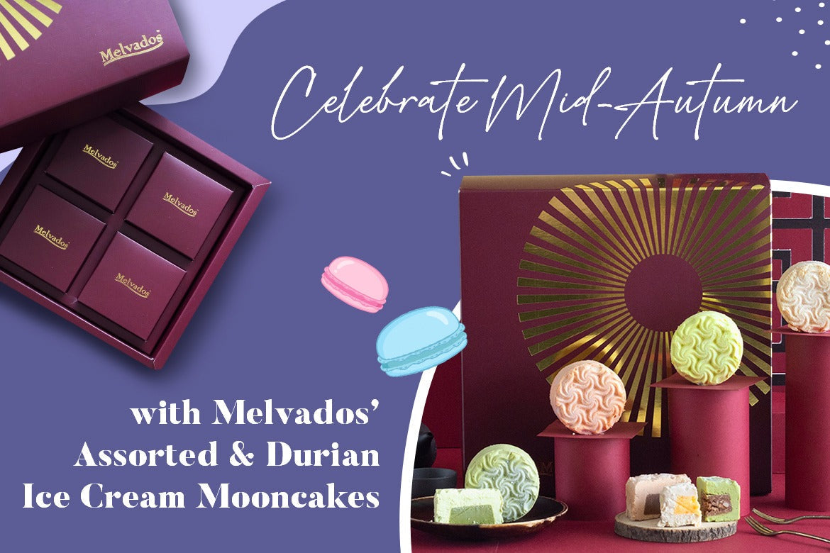 Melvados Ice Cream Mooncakes | Assorted & Durian Flavors